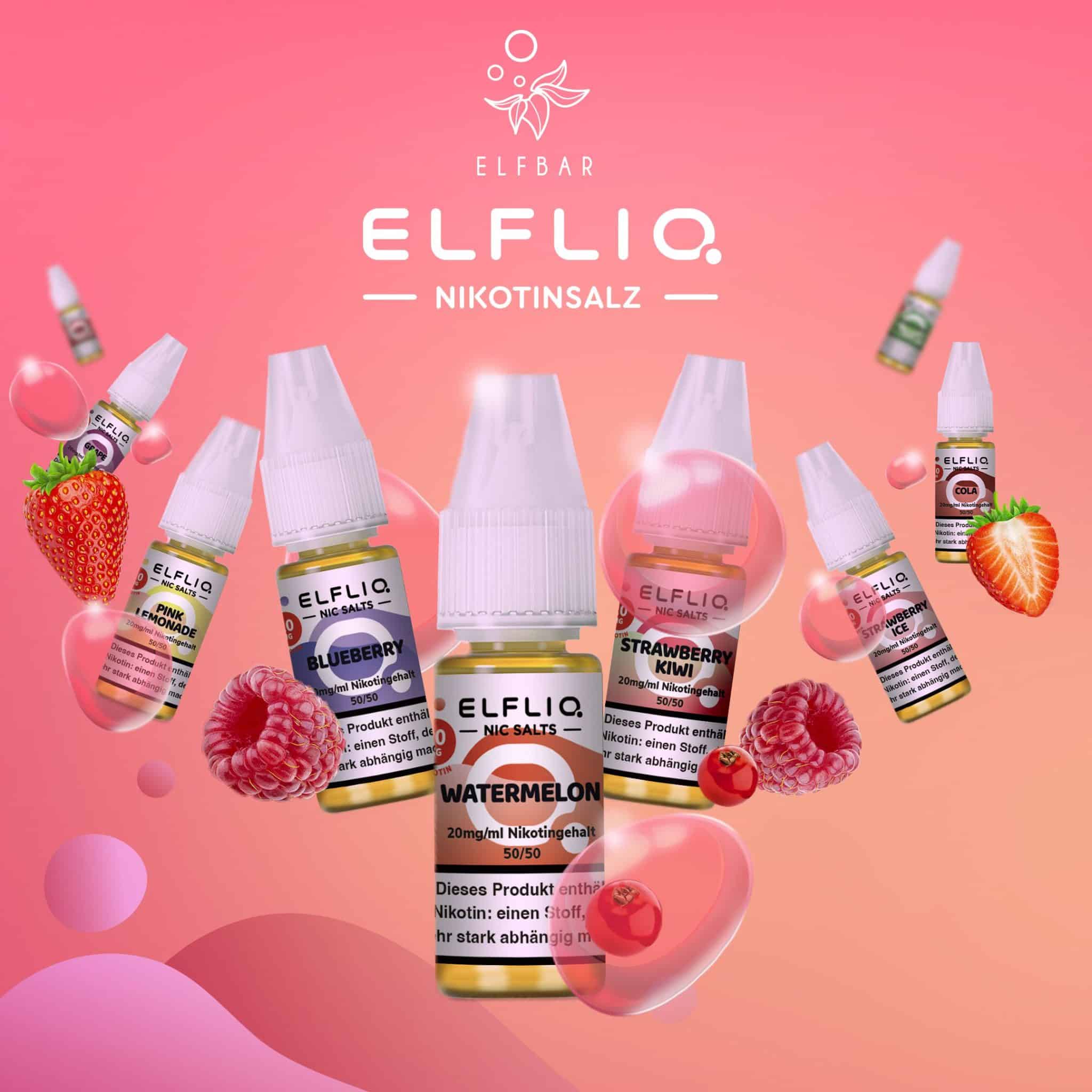 Elfliq - DampfLust.de ELFLIQ by Elfbar Elfliq - DampfLust.de ELFLIQ by Elfbar